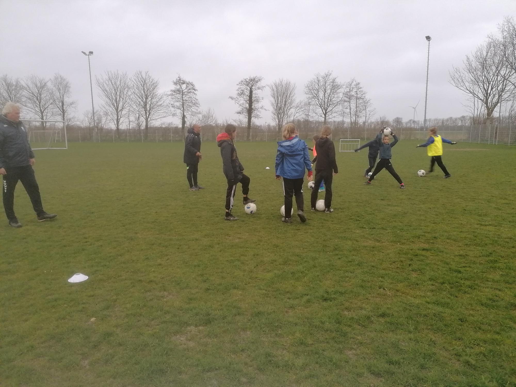 Duncan Muskiet op het trainingsveld | C.V. Wieringermeer
